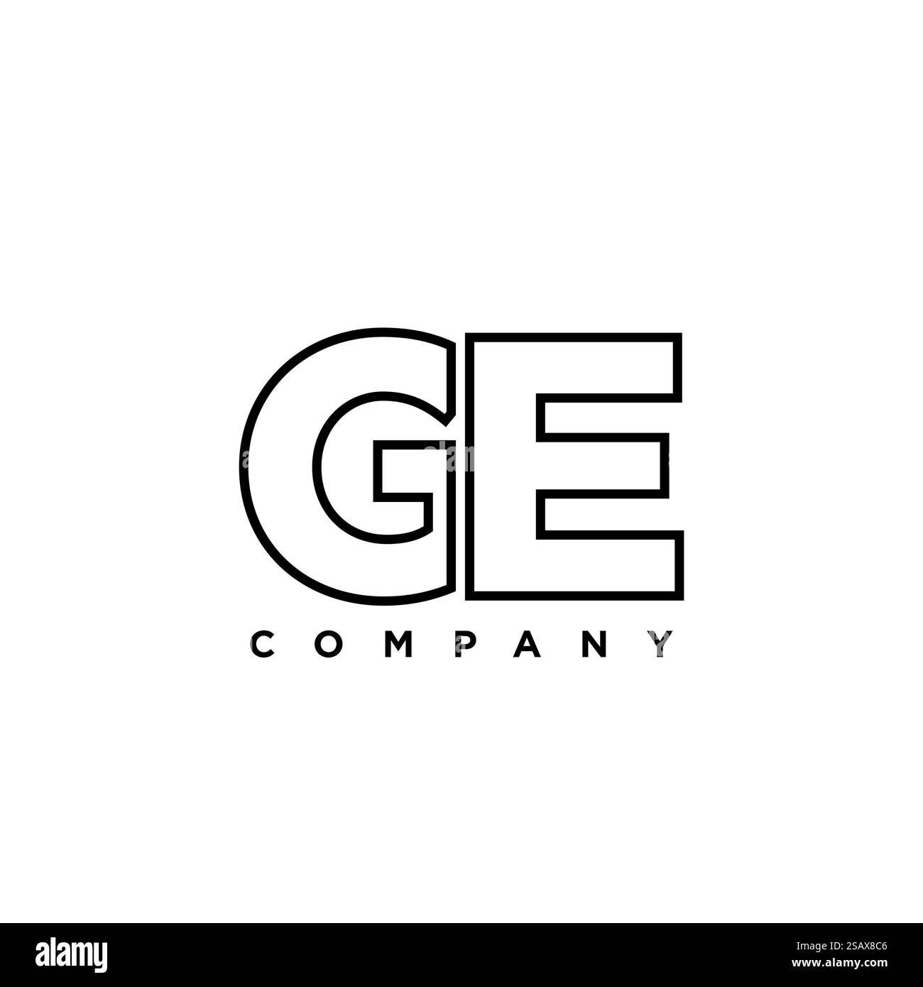 Ge brand logo Black and White Stock Photos & Images - Alamy