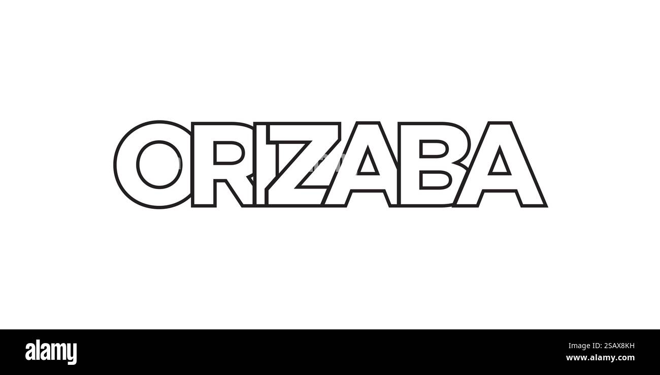 Orizaba in the Mexico emblem for print and web. Design features ...