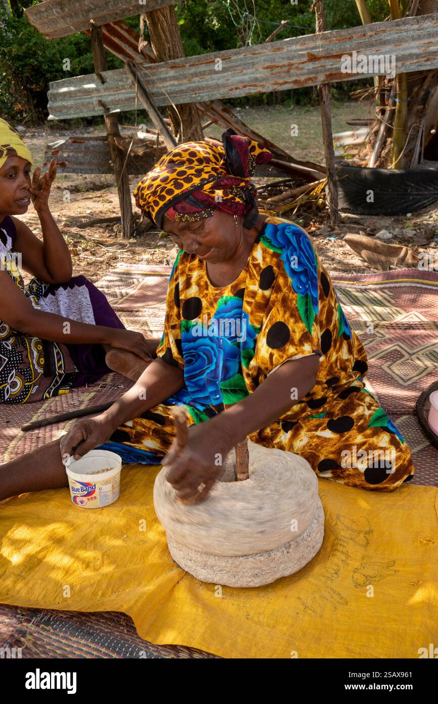 Africa Tanzania, Zanzibar, East Coast, Jambiani, village cultural tour ...