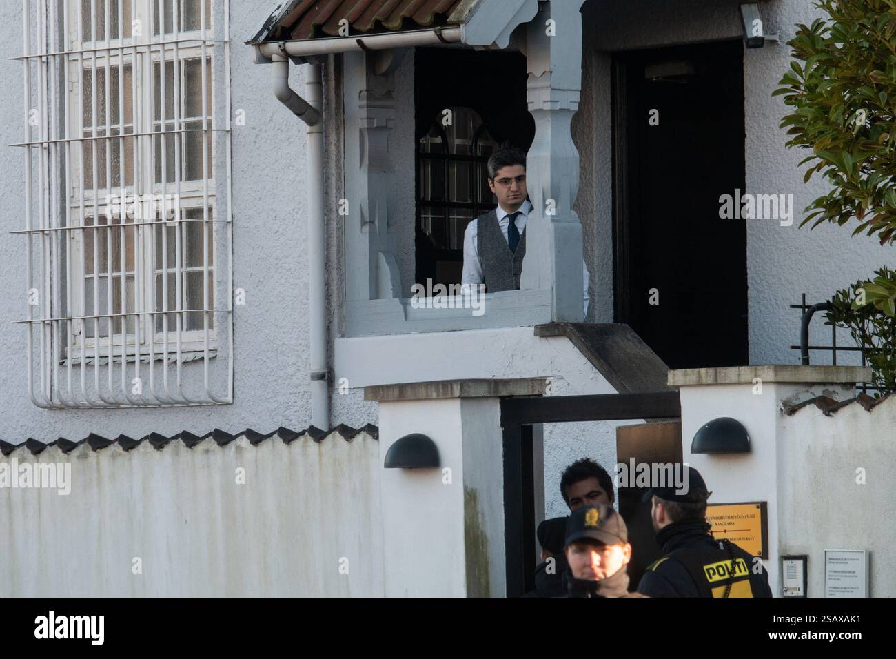 Danish policemen take measures before far-right politician Rasmus ...