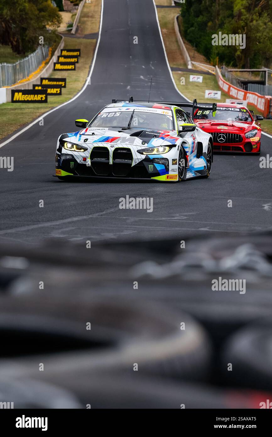 Bathurst, Australia. 31st Jan, 2025. The #46 Team WRT BMW M4 GT3 driven by Valentino Rossi ...