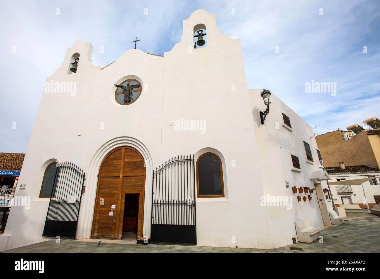 Torremolinos, Spain - April 26th 2024: The exterior of Iglesia de San ...