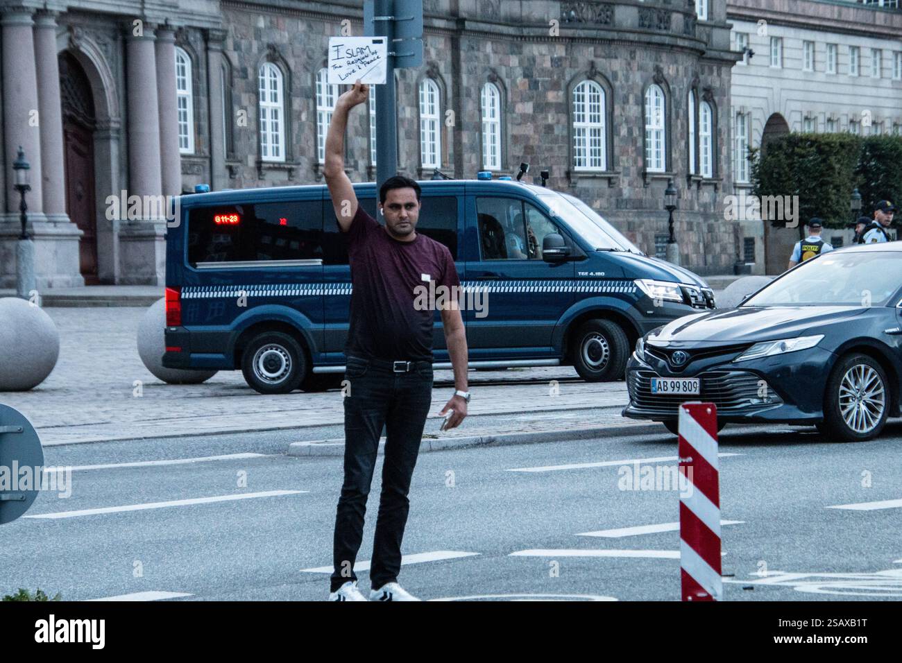 Copenhagen, Denmark. 21st Sep, 2023. Various groups are demonstrating ...