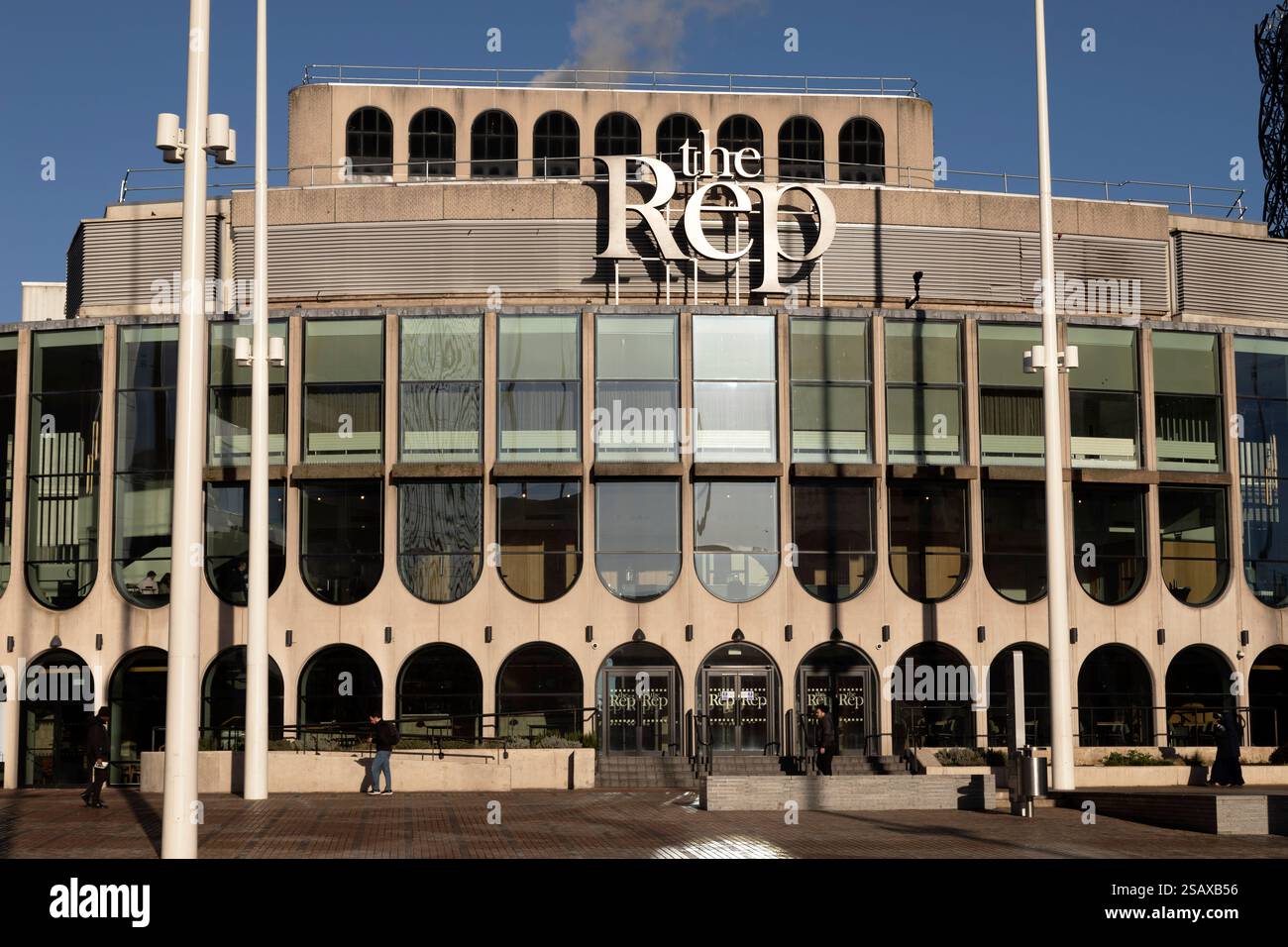 The Birmingham Rep in Birmingham, England. The live entertainment venue ...