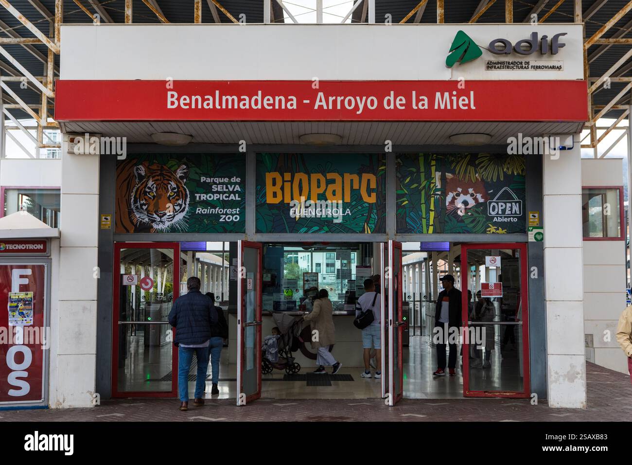 Benalmadena, Spain - April 27th 2024: The entrance to Benalmadena ...