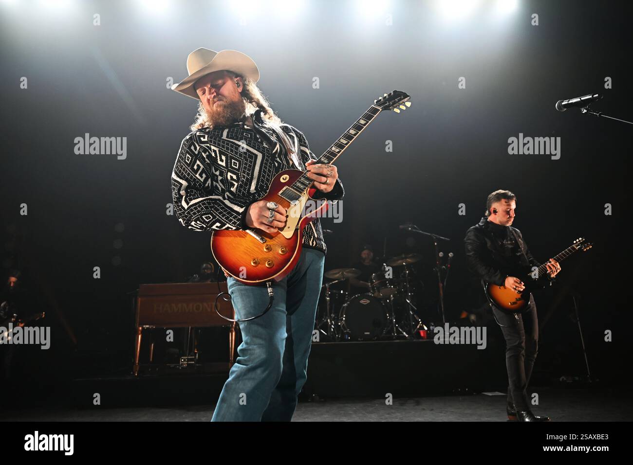 UK. 30th Jan, 2025. LONDON, ENGLAND - JANUARY 30: John Osborne and TJ ...