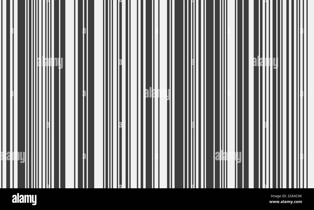 Pattern of vertical stripes, black and white thin and thick lines ...
