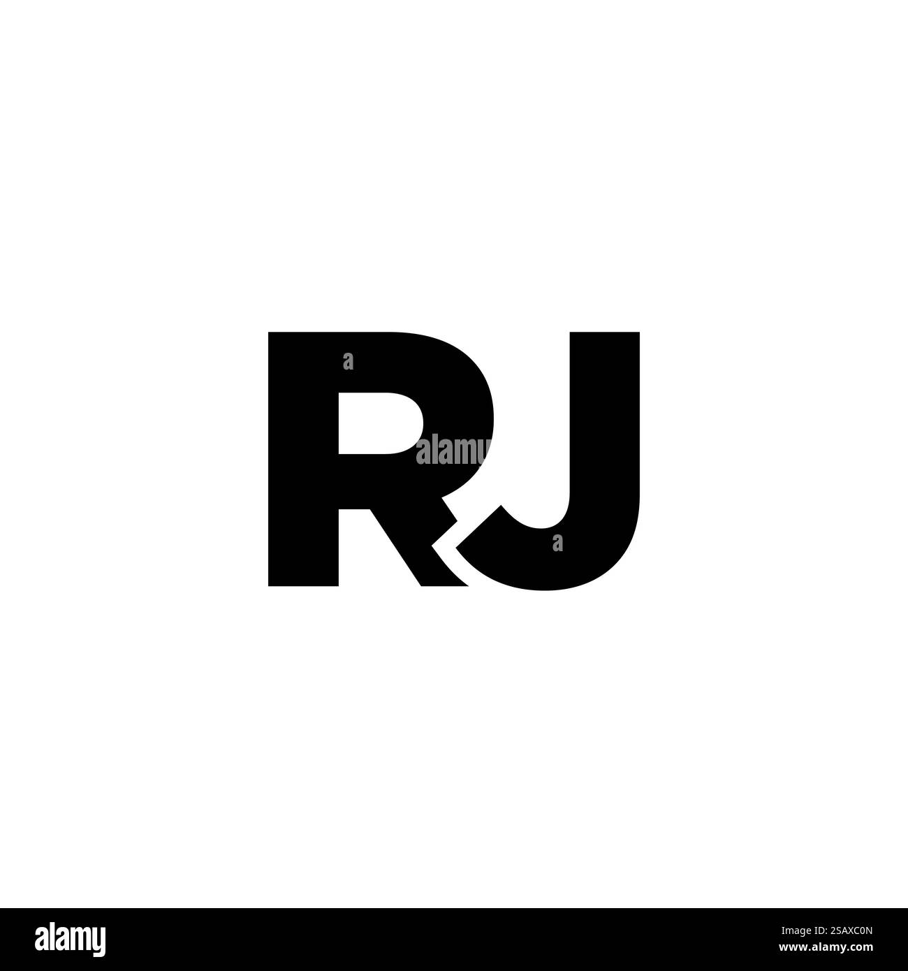 Rj letter logo design Cut Out Stock Images & Pictures - Alamy