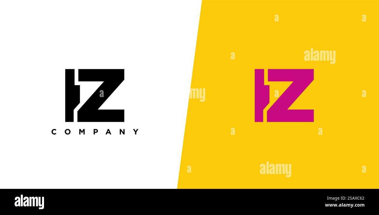 I z logo Stock Vector Images - Alamy
