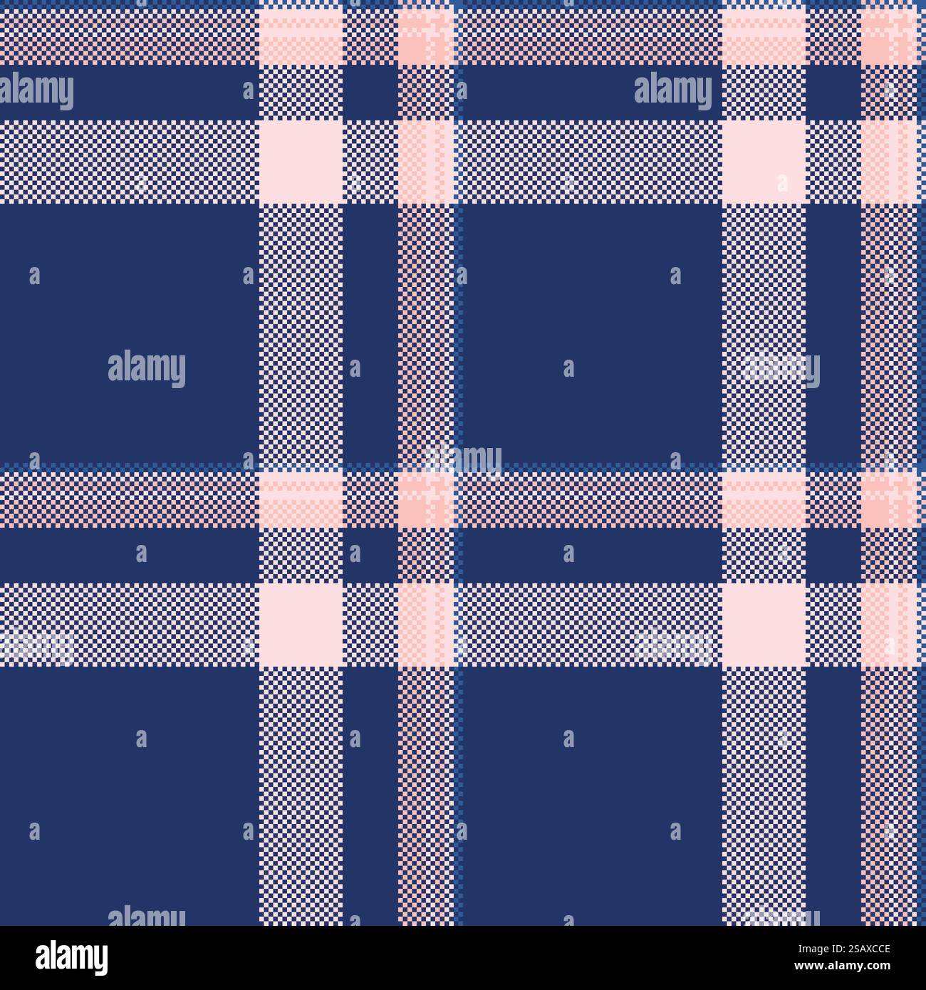 Check Texture Plaid Of Seamless Background Pattern With A Fabric Textile Tartan Vector In Blue