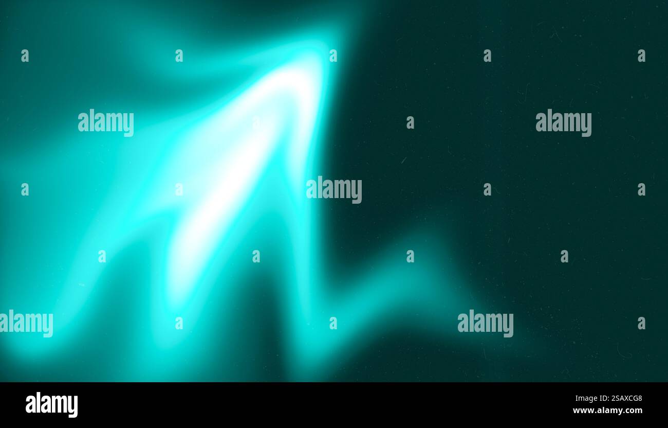 Abstract noisy dark cyan colored grainy gradient background. Blurry ...