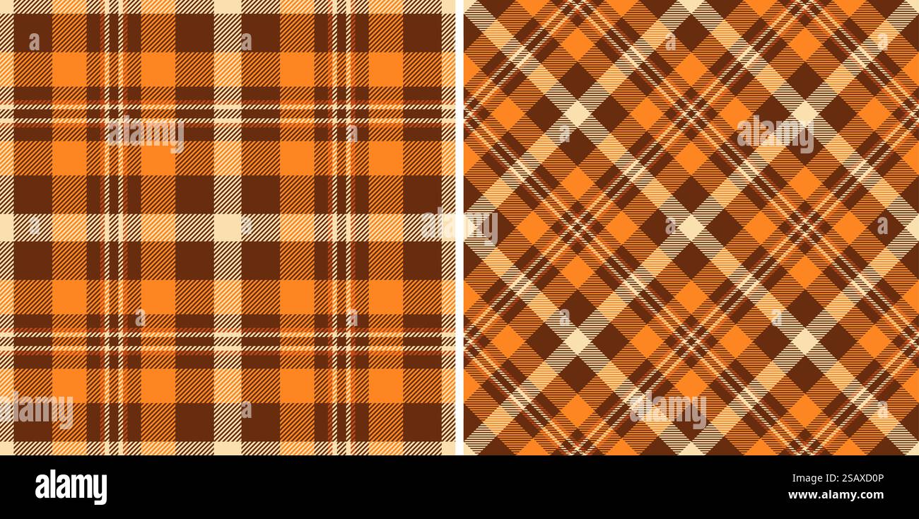 Textile fabric pattern of check texture vector with a seamless plaid ...