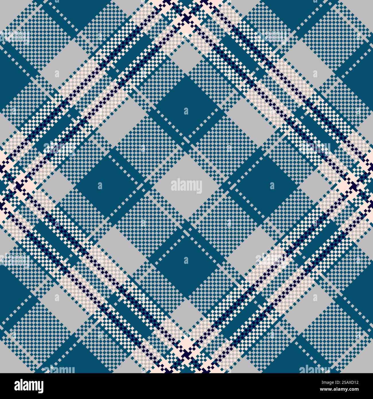 Plaid tartan fabric of pattern check textile with a vector background ...