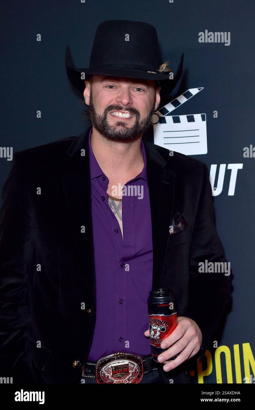 Justin Andrews bei der Premiere des Kinofilms Grace Point im Regal LA ...