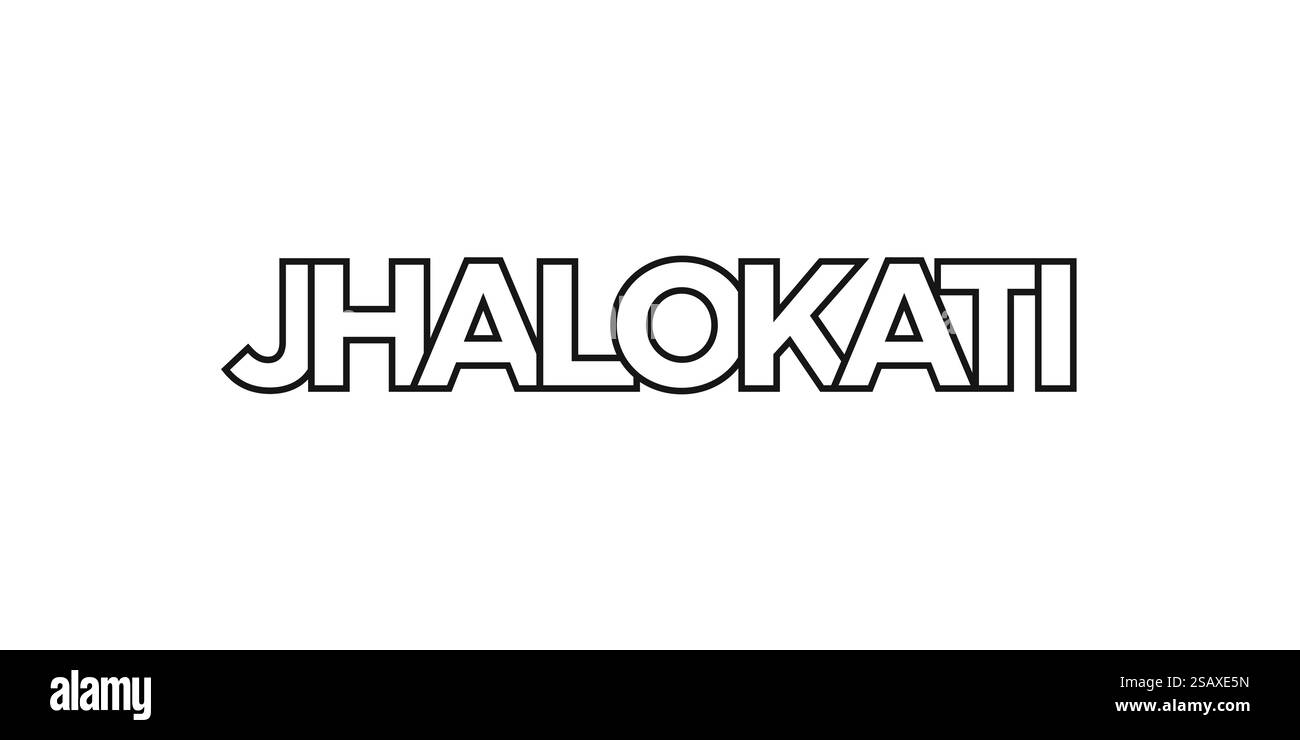 Jhalokati in the Bangladesh emblem for print and web. Design features geometric style, vector ...