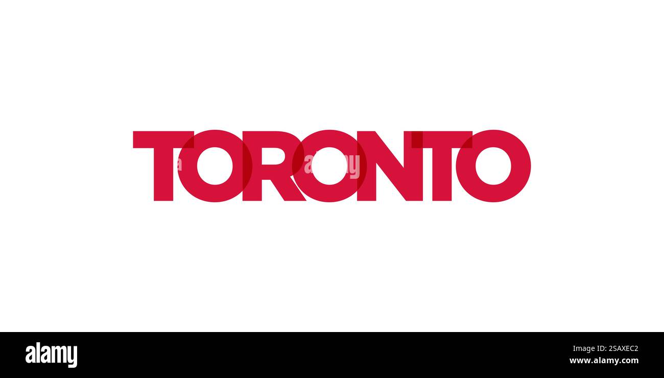 Toronto in the Canada emblem for print and web. Design features ...