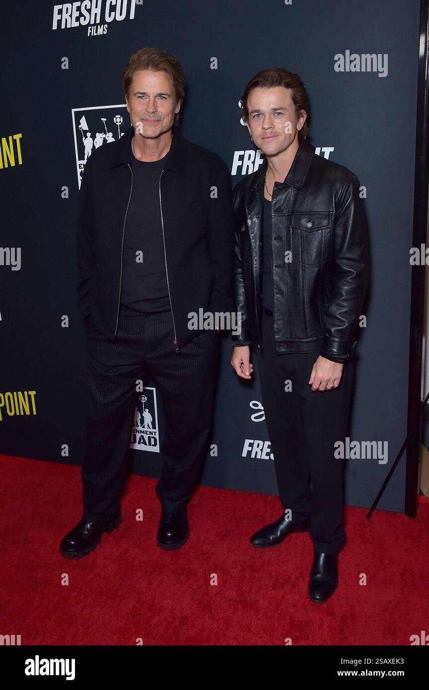 Rob Lowe mit Sohn John Owen Lowe bei der Premiere des Kinofilms Grace ...