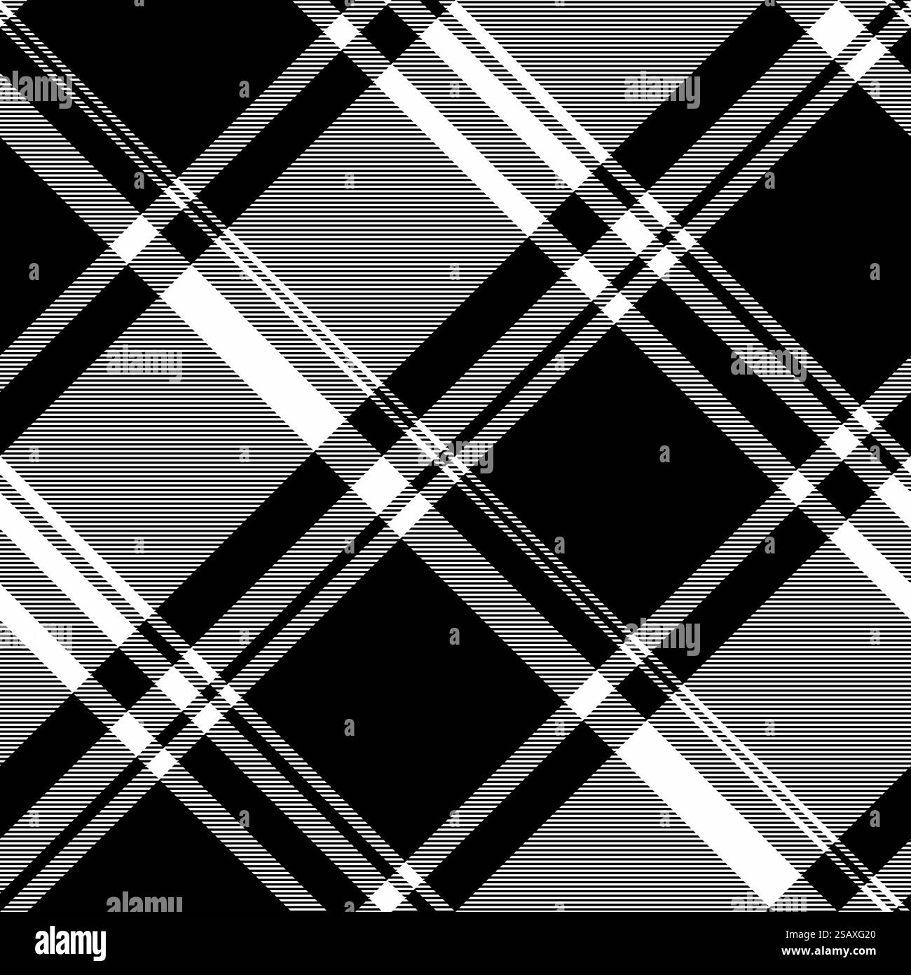 Paper tartan check pattern Black and White Stock Photos & Images - Alamy