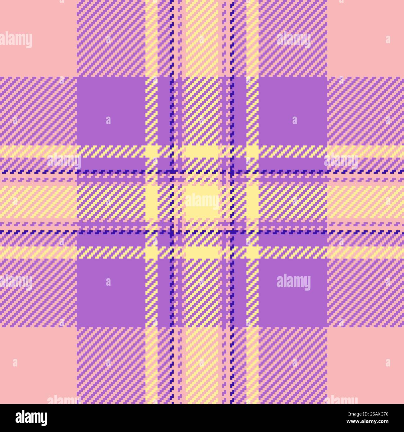 Content plaid textile vector, 60s background texture fabric. Retail ...