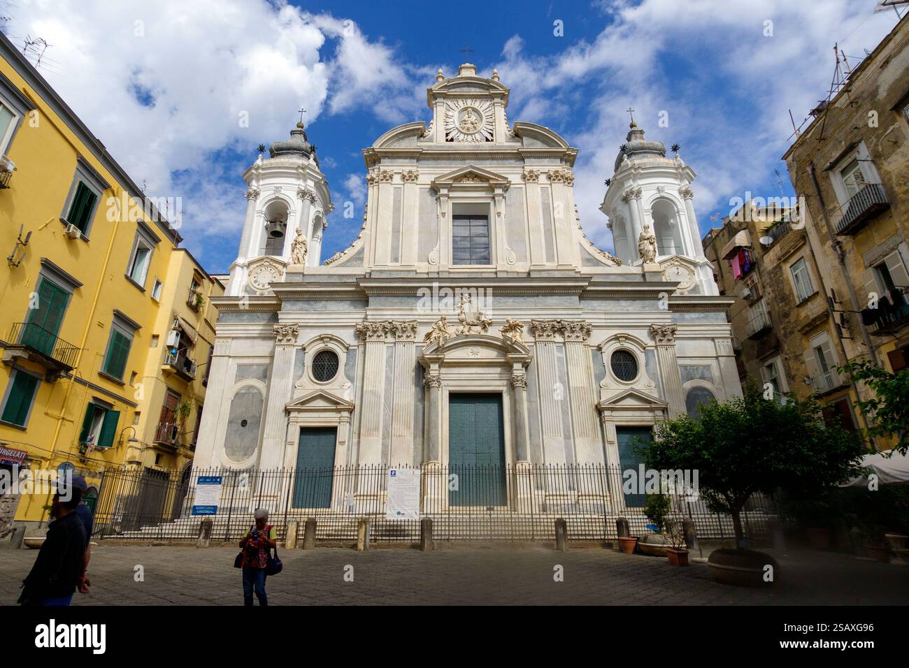 Church and convent of Girolamini in Naples, Italy, Europe Stock Photo ...