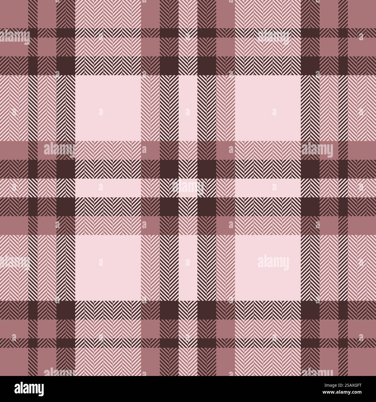 Plaid check pattern in pink. Seamless fabric texture. Tartan textile ...