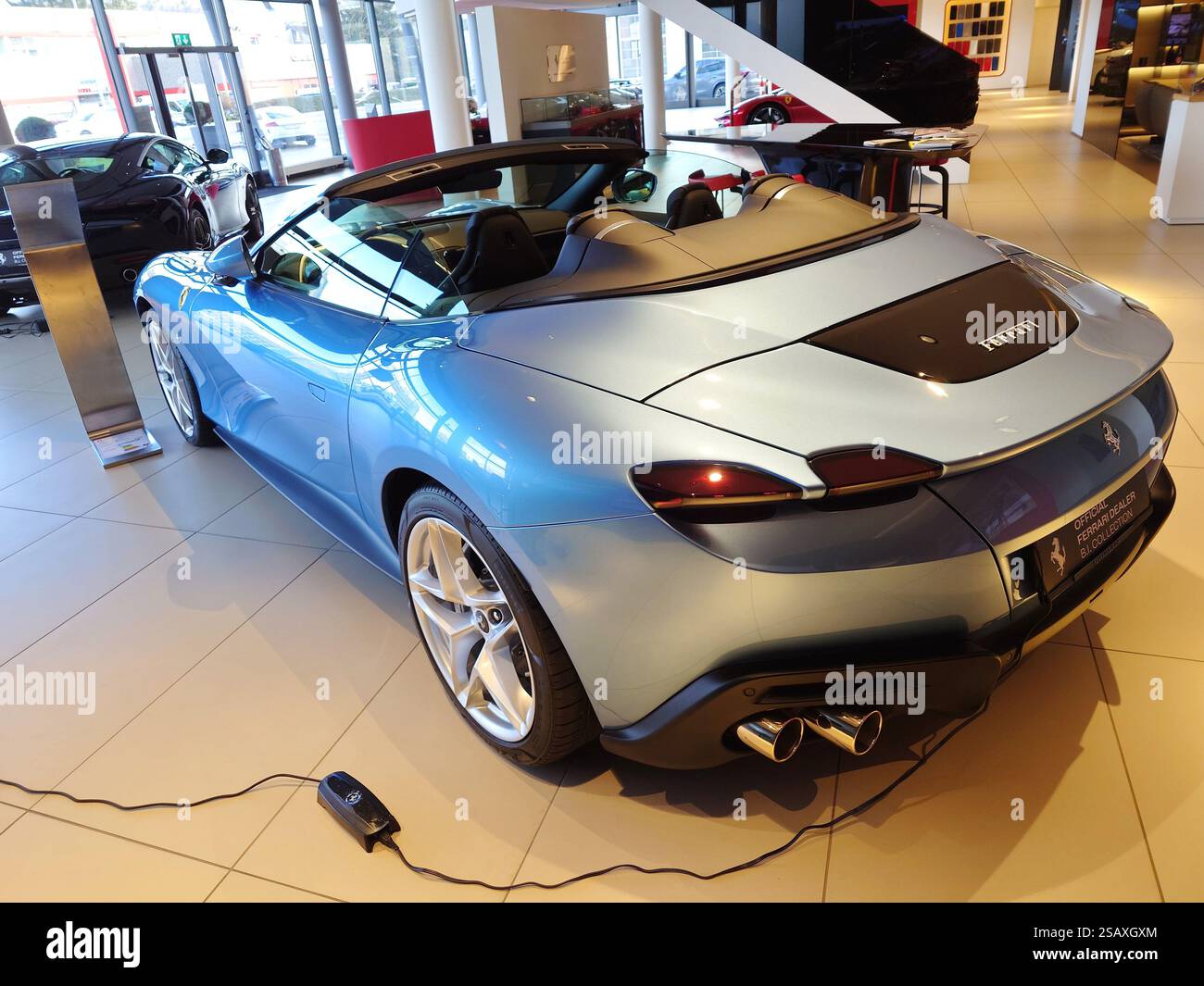 21-01-2025 Urdorf, canton Zurich, Switzerland. Ferrari Roma spider ...