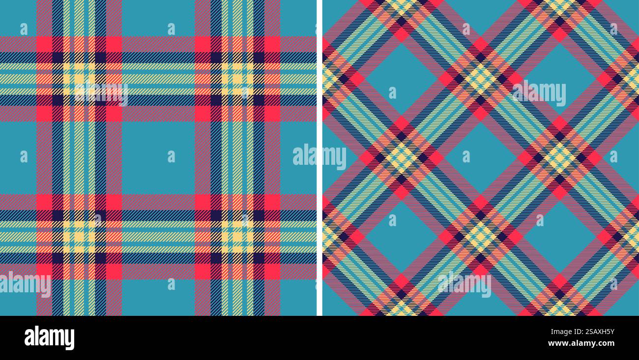 Seamless plaid tartan of textile pattern texture with a fabric vector ...