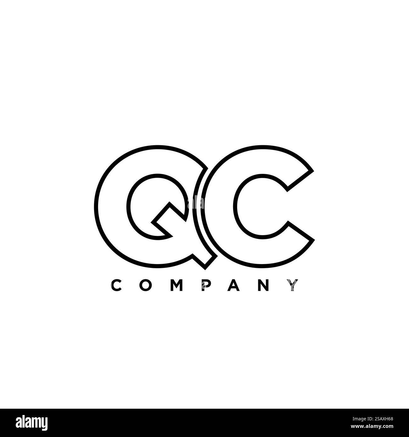 Logotype q c Black and White Stock Photos & Images - Alamy