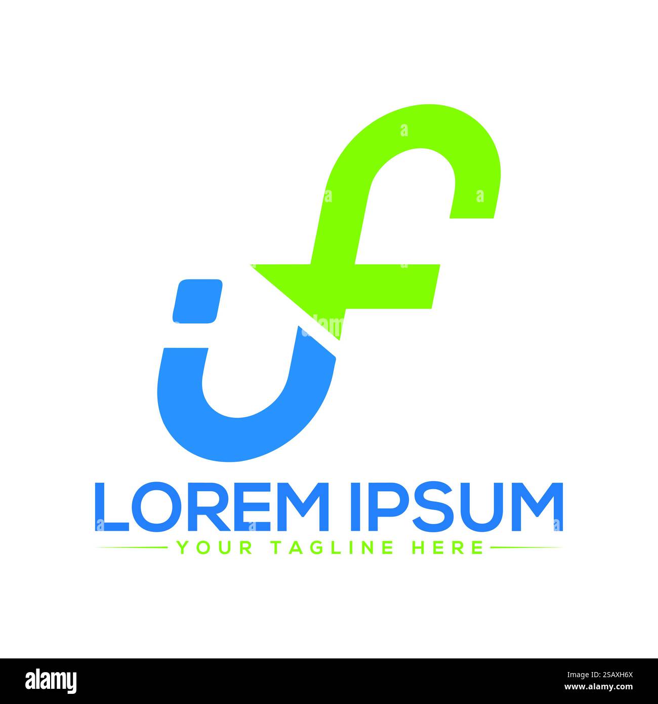 IF Letter Logo Design Stock Vector Image & Art - Alamy