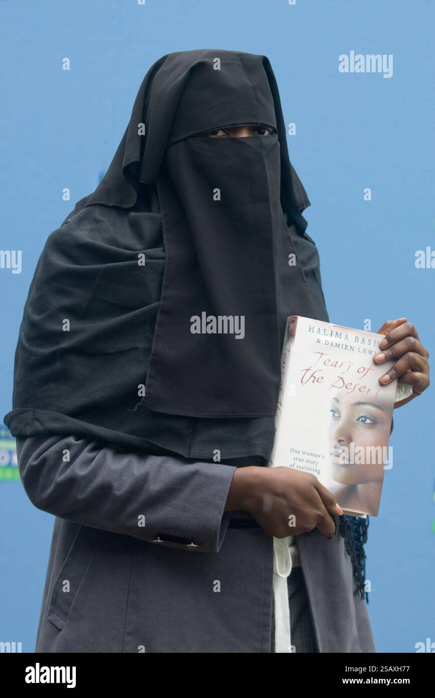 Halima Bashir, a doctor born in Western Sahara, pictured at the Edinburgh International Book ...