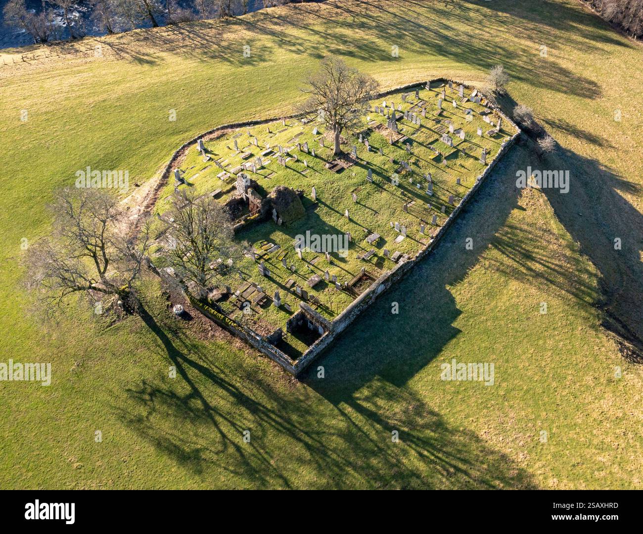 Old kilmadock aerial view hi-res stock photography and images - Alamy