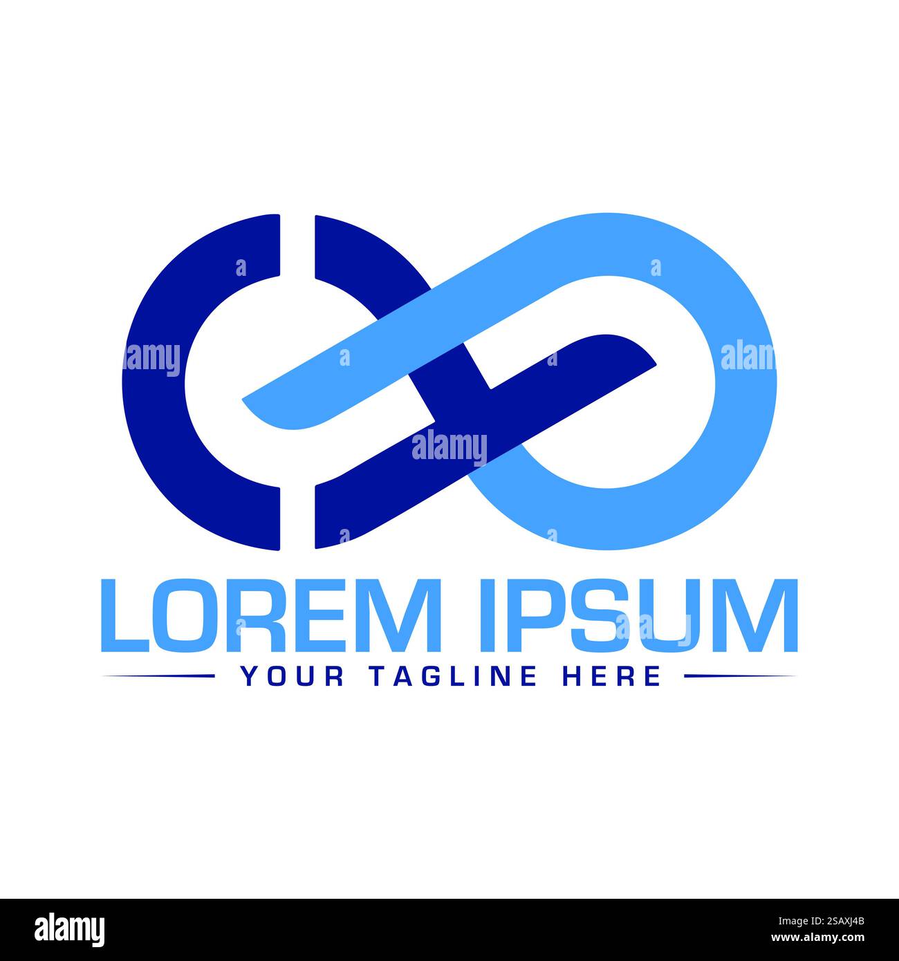 Infinite Logo Design Stock Vector Image & Art - Alamy