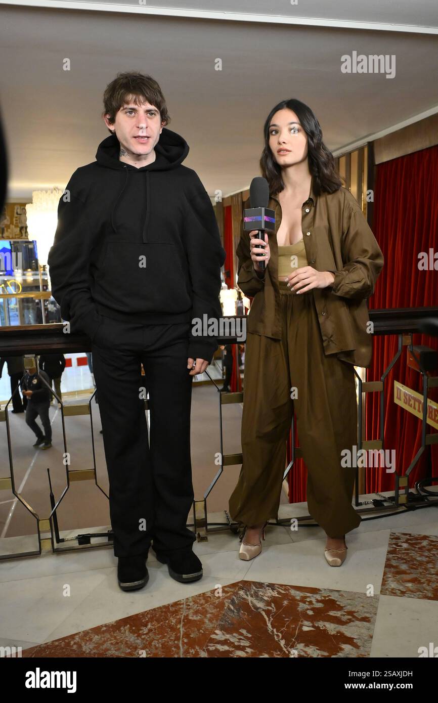 Sanremo, Italy. 31st Jan, 2025. Sanremo: Ariston Theatre. 75th Italian ...