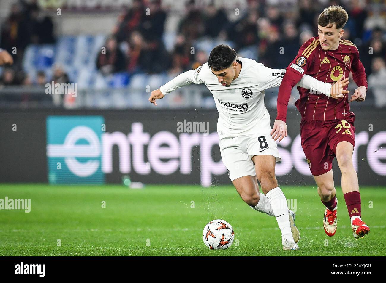 Rome, Italie. 30th Jan, 2025. Fares CHAIBI of Eintracht Frankfurt and ...