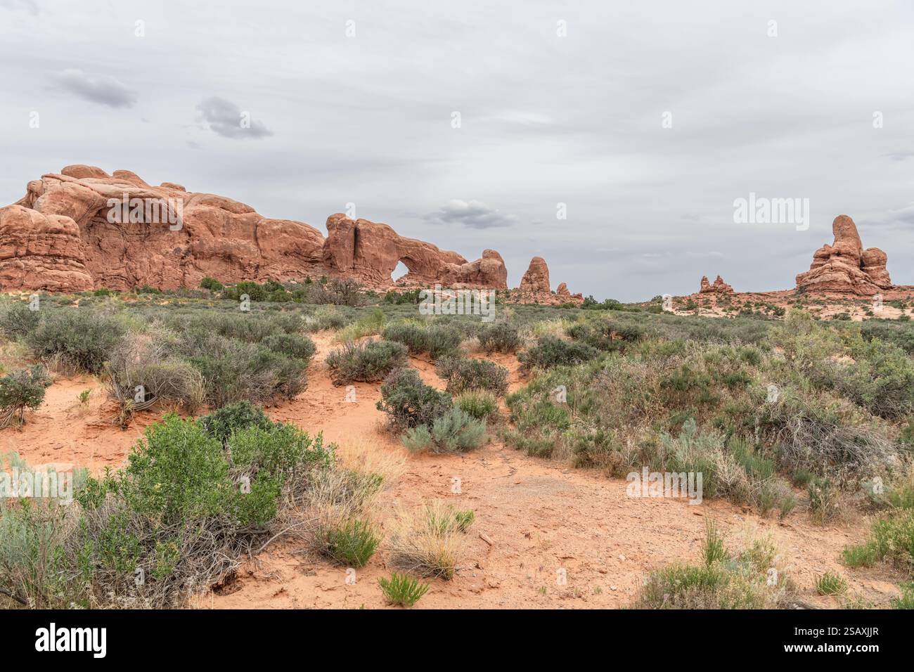 The Windows Arches - The Spectacles Arches in Arches National Park ...