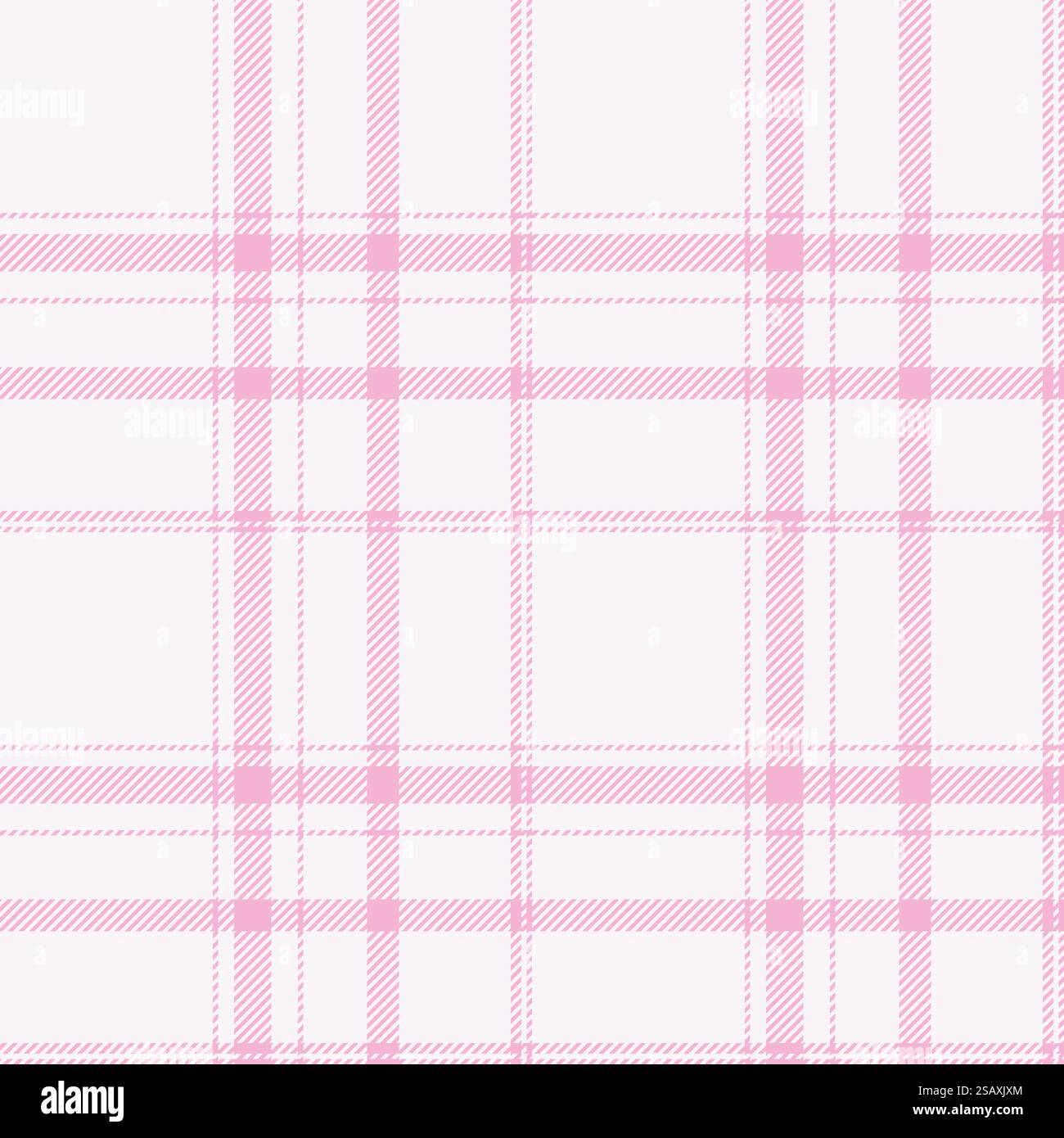 Plaid seamless pattern in pink. Check fabric texture. Vector textile ...