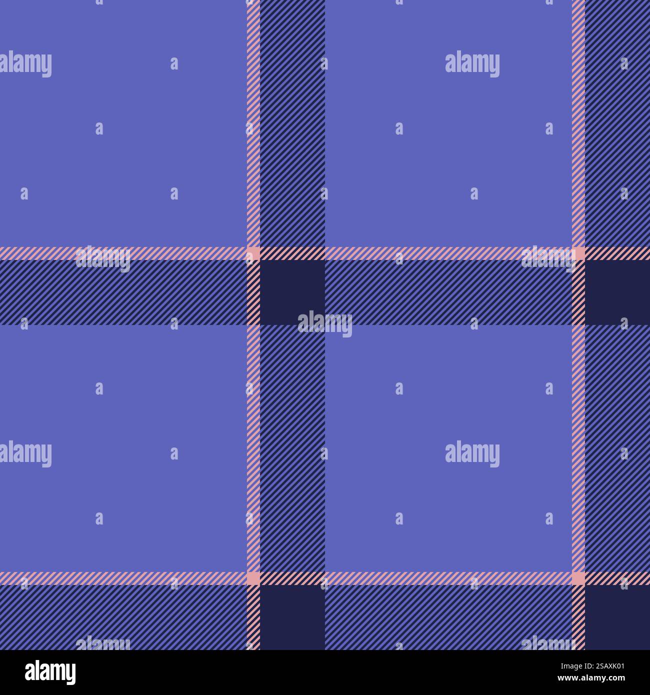 Plaid seamless pattern in blue. Check fabric texture. Vector textile ...