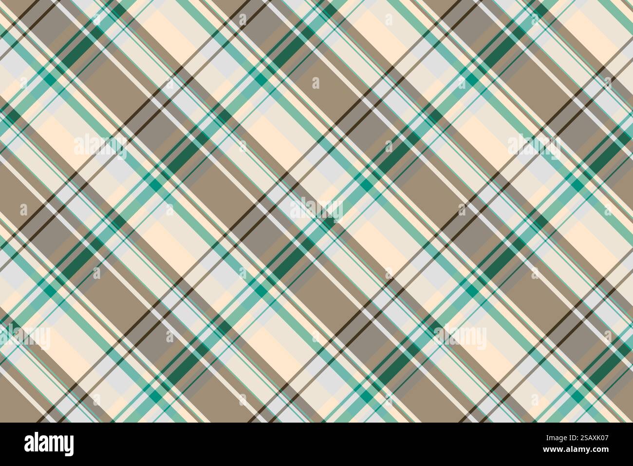 Fashion check seamless vector, faded fabric pattern texture. Colorful ...