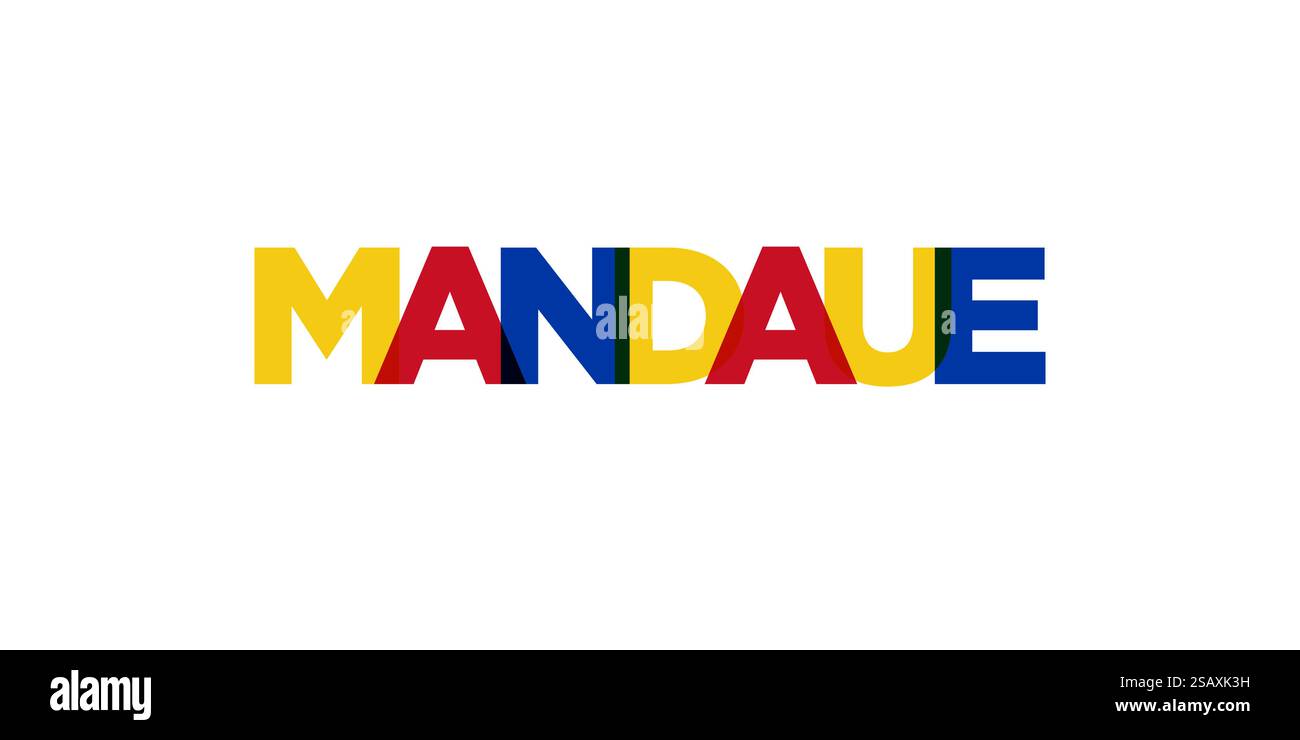 Mandaue in the Philippines emblem for print and web. Design features ...