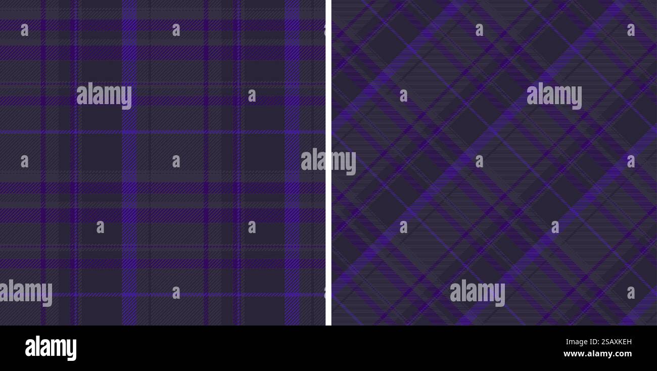 Textile texture plaid of check background vector with a fabric seamless ...