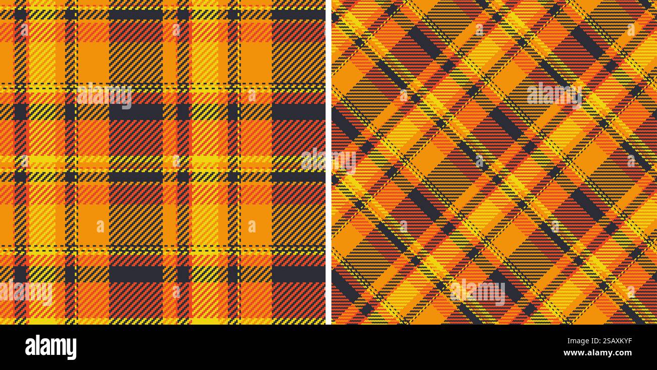 Textile seamless tartan of check vector plaid with a background fabric ...