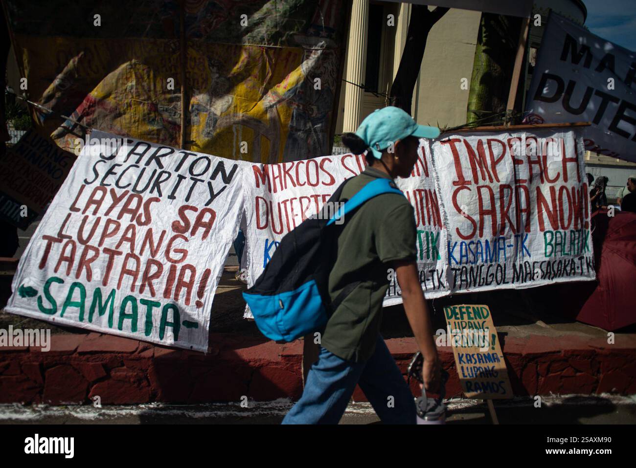 Bacoor, Cavite, Philippines. 31st Jan, 2025. Banners from Timog ...