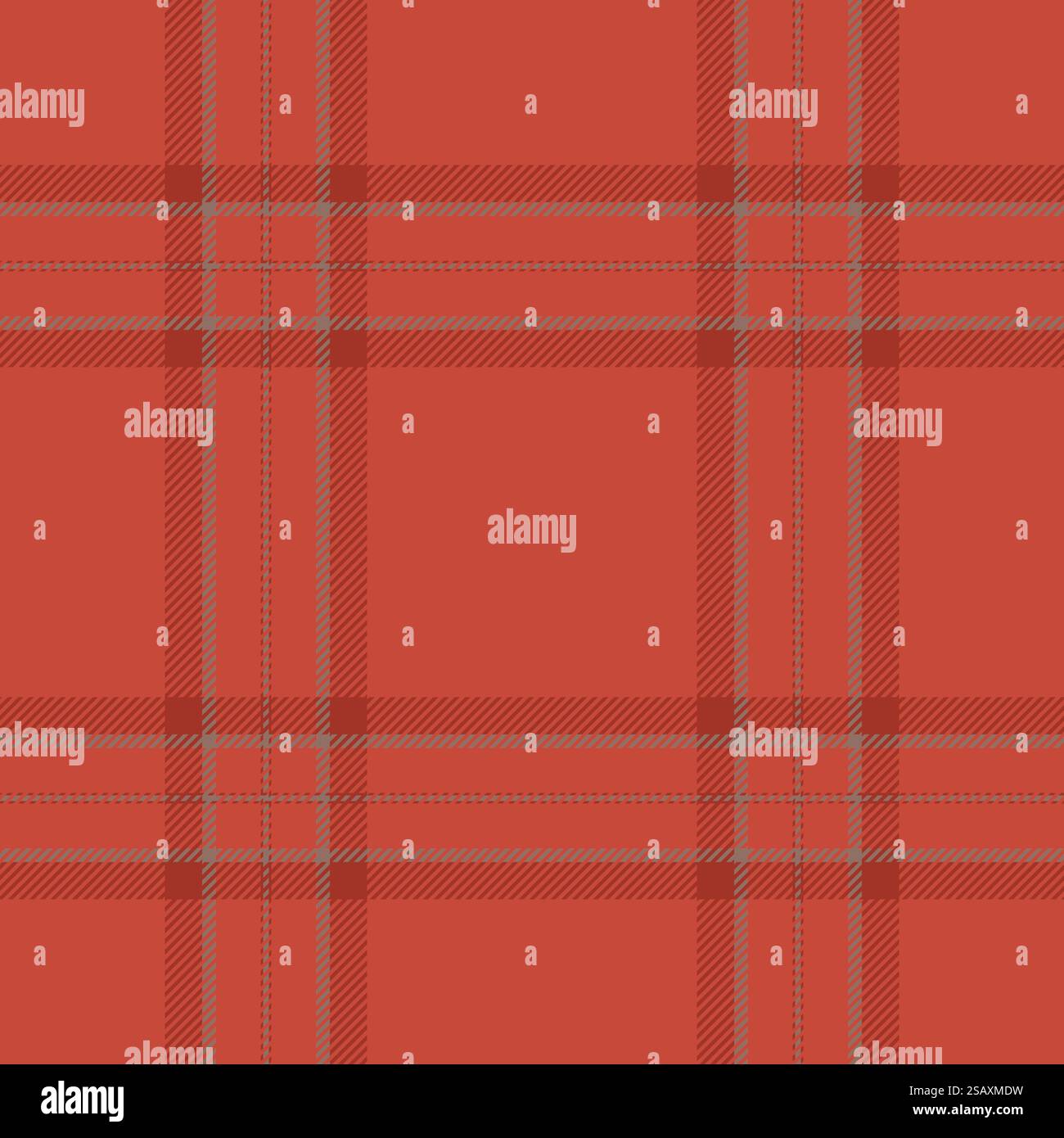 Plaid seamless pattern in red. Check fabric texture. Vector textile ...