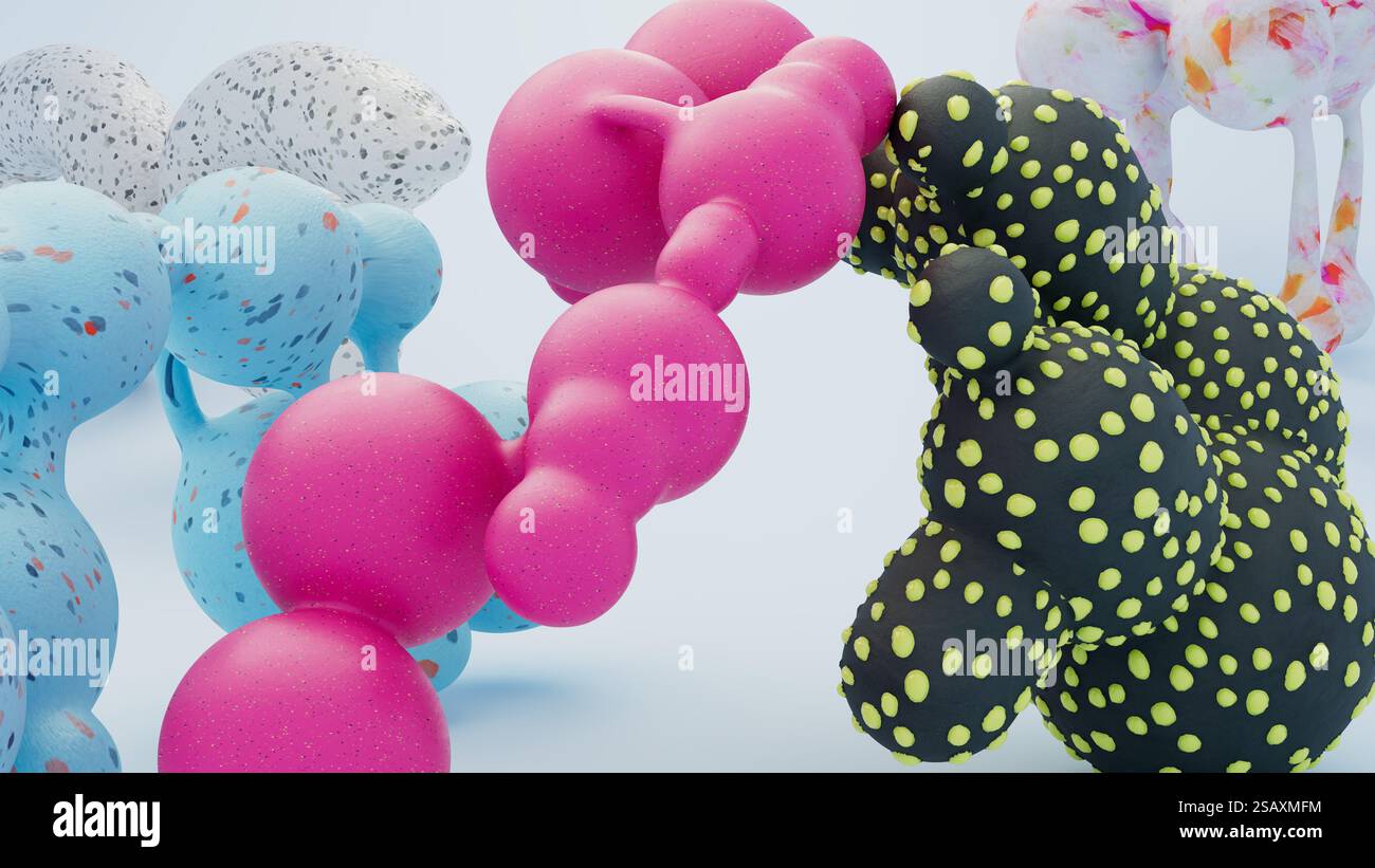 Abstract Wallpaper With Abstract Objects - 8K Stock Photo - Alamy