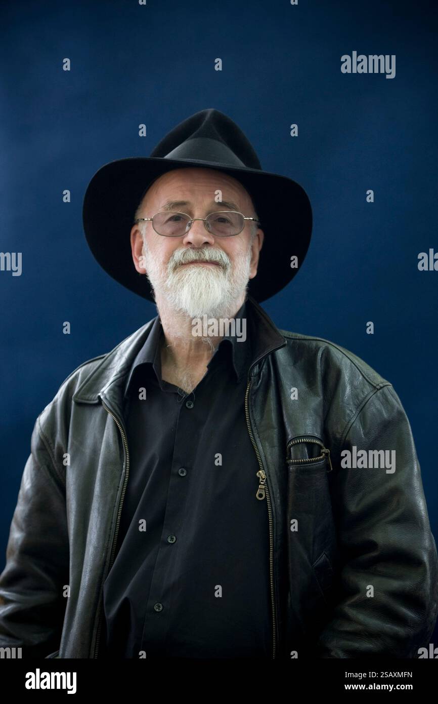 English fantasy, science fiction and children's author Terry Pratchett ...