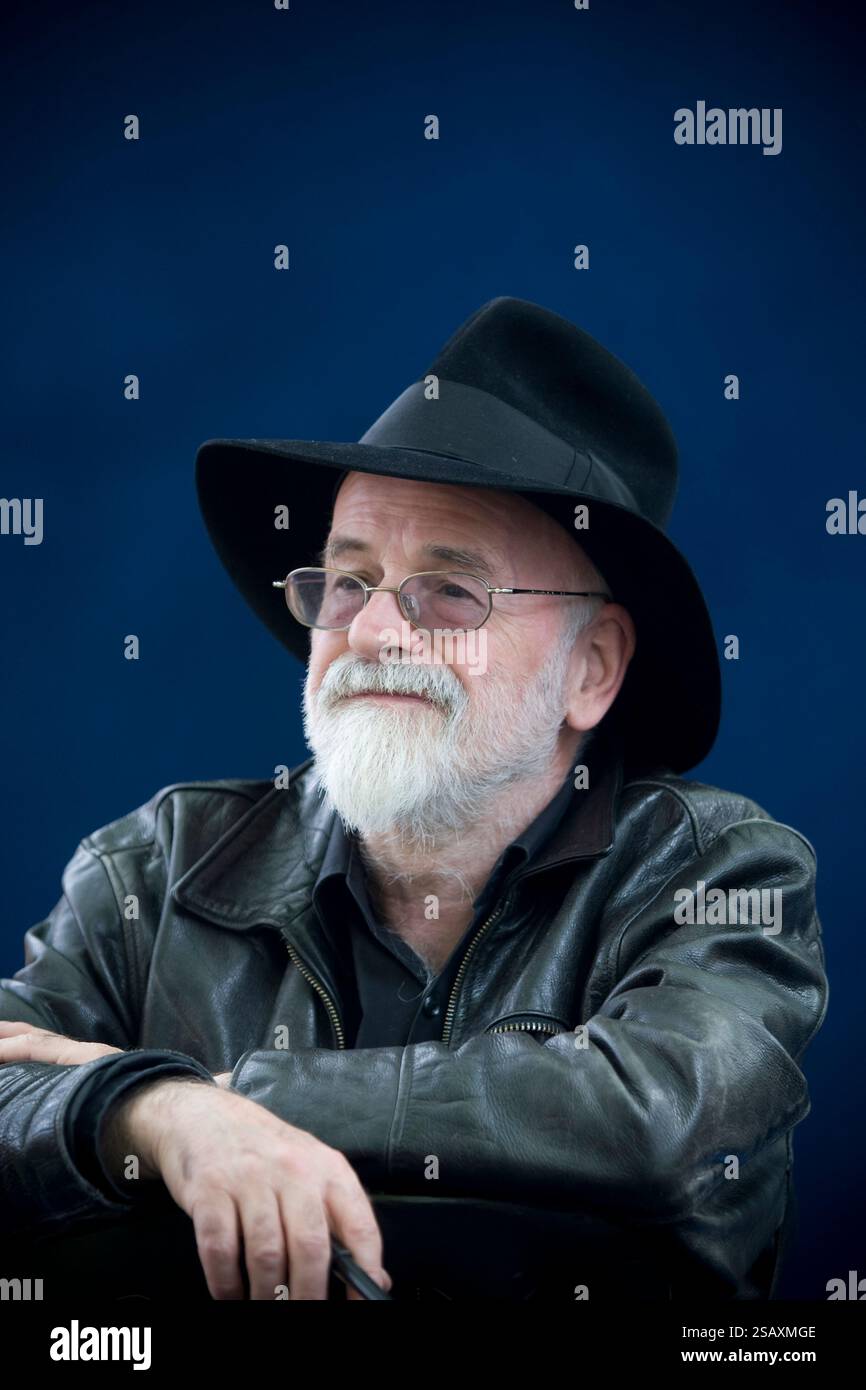 English fantasy, science fiction and children's author Terry Pratchett ...