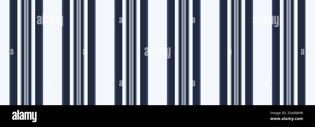 Wedding seamless background stripe, endless textile vector texture. Relax fabric vertical lines ...