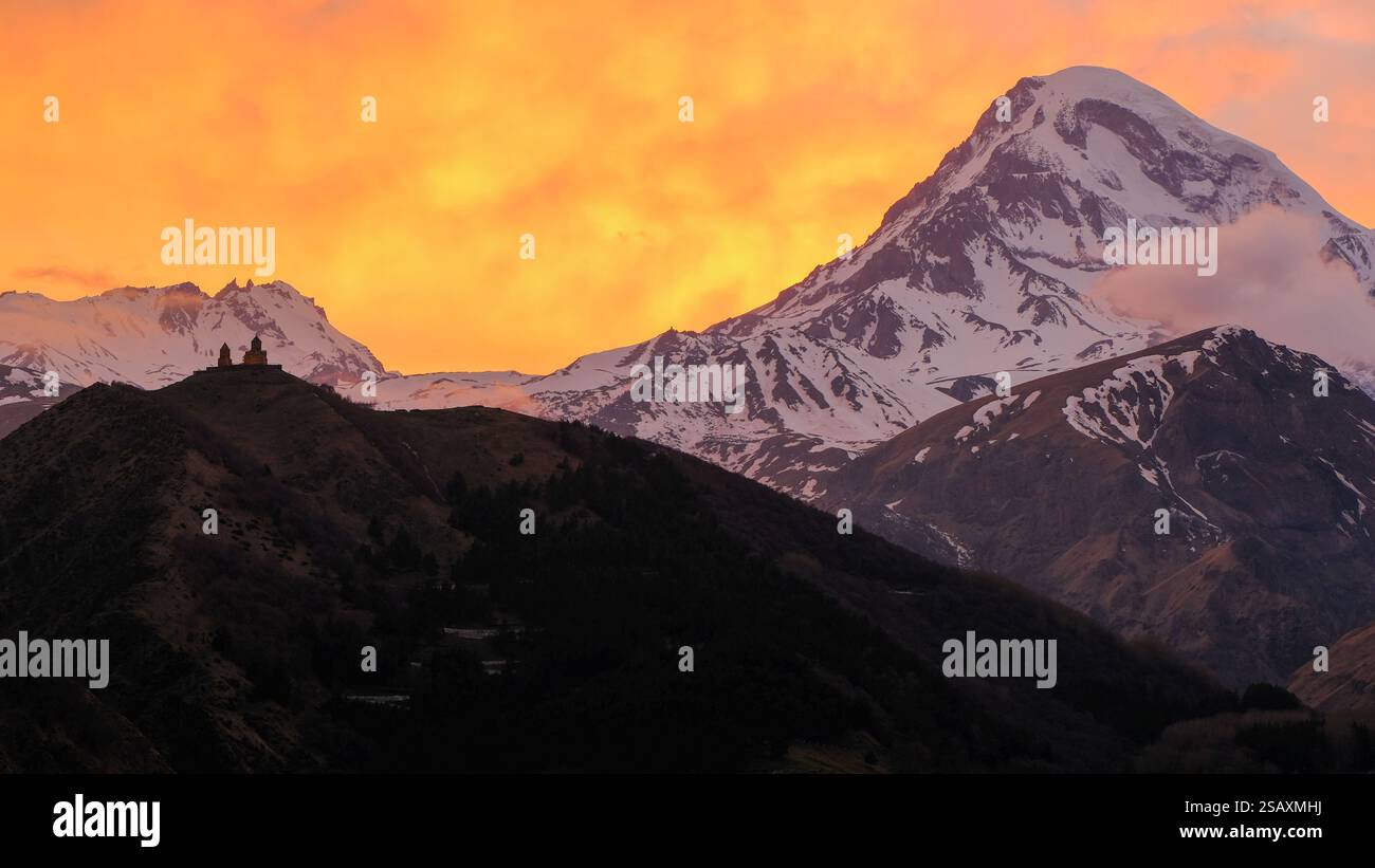 Stepansminda is a small town in the north-east of Georgia. Mount ...