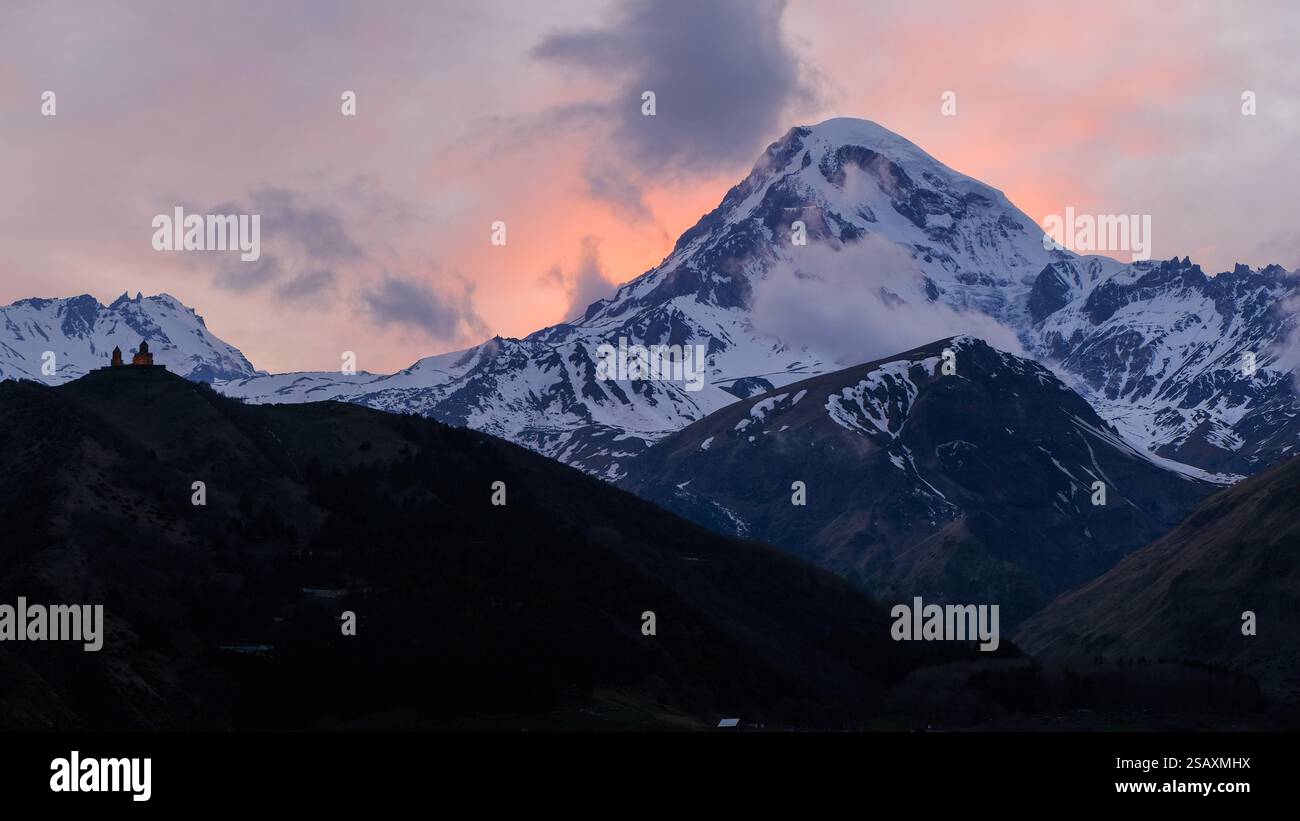 Stepansminda is a small town in the north-east of Georgia. Mount ...