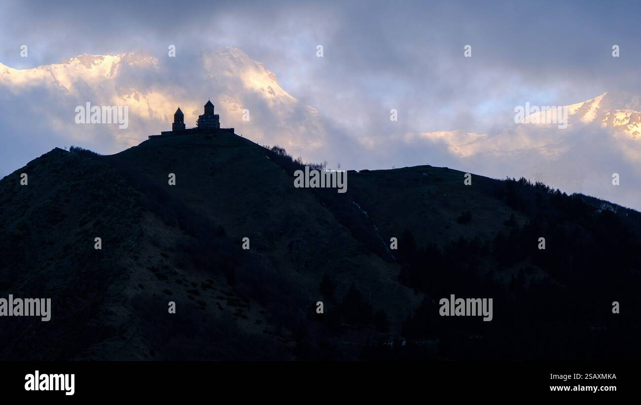 Stepansminda is a small town in the north-east of Georgia. Mount ...